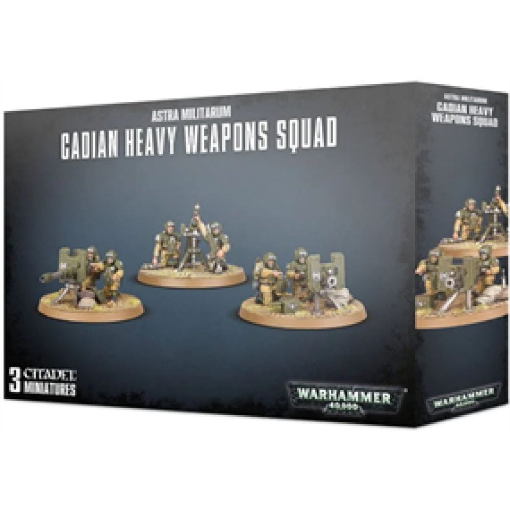 Astra Militarum: Cadian Heavy Weapon Squad