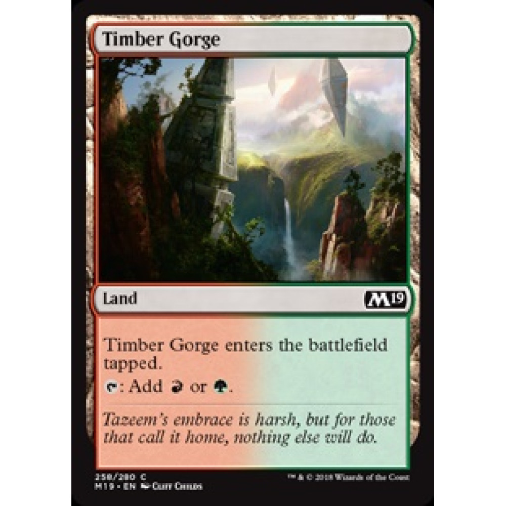 Timber Gorge (Magic 2019 Core Set)