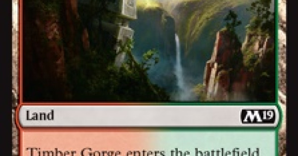 Timber Gorge (Magic 2019 Core Set)