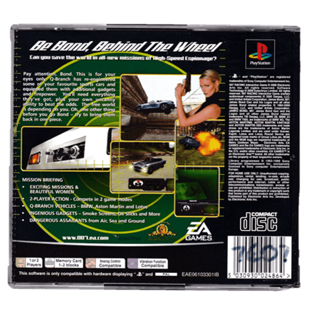 007 Racing for Playstation 1