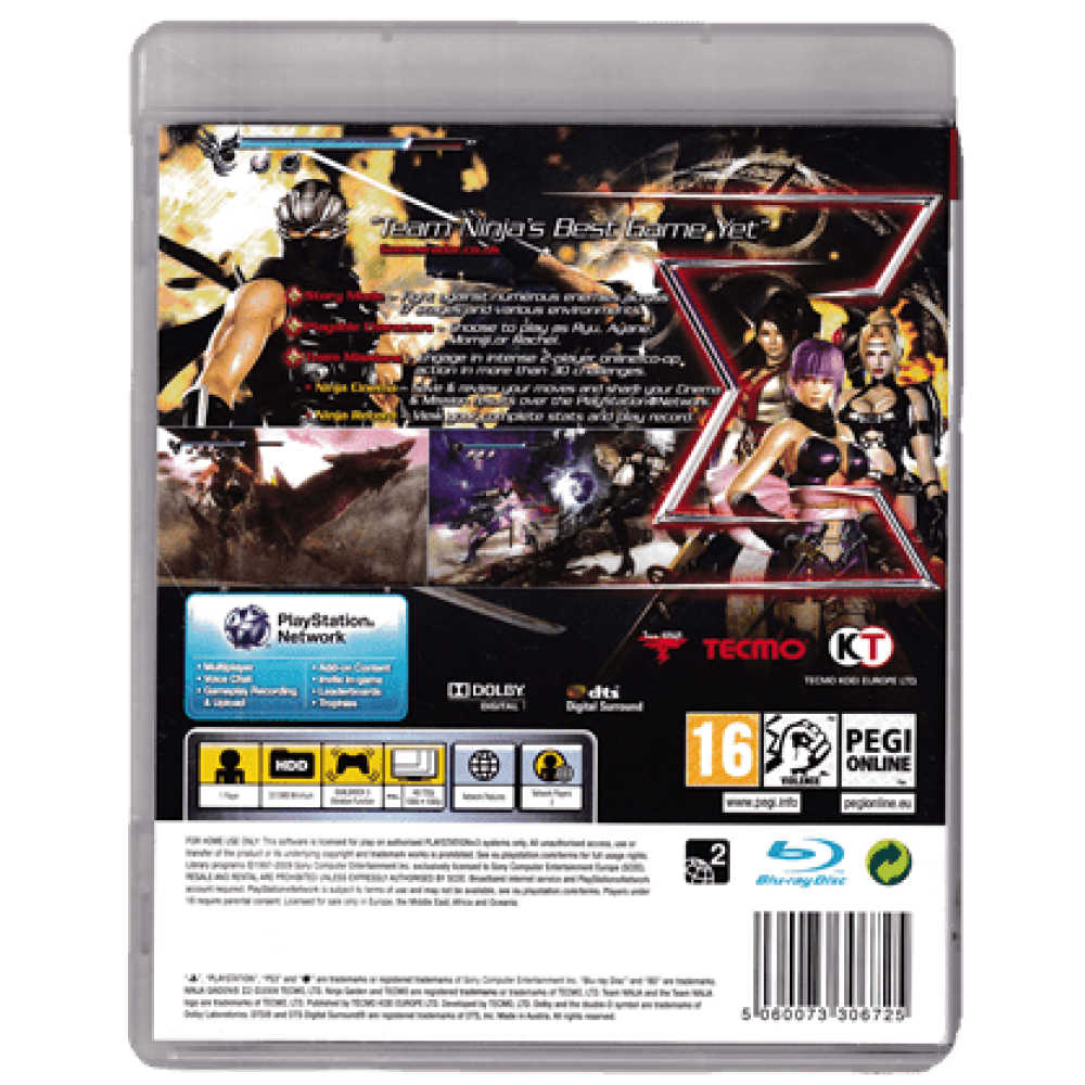 Ninja Gaiden 2 for Playstation 3